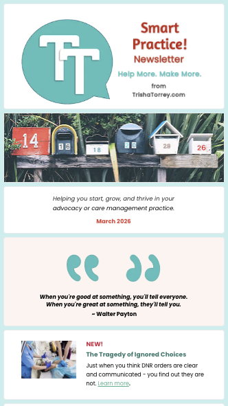 Smart Practice Newsletter - Trisha Torrey